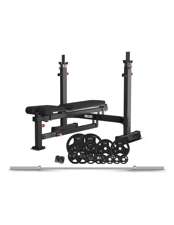 Cortex MF410 MultiFunction Bench Press 100kg Olympic Tri-Grip Weight ...