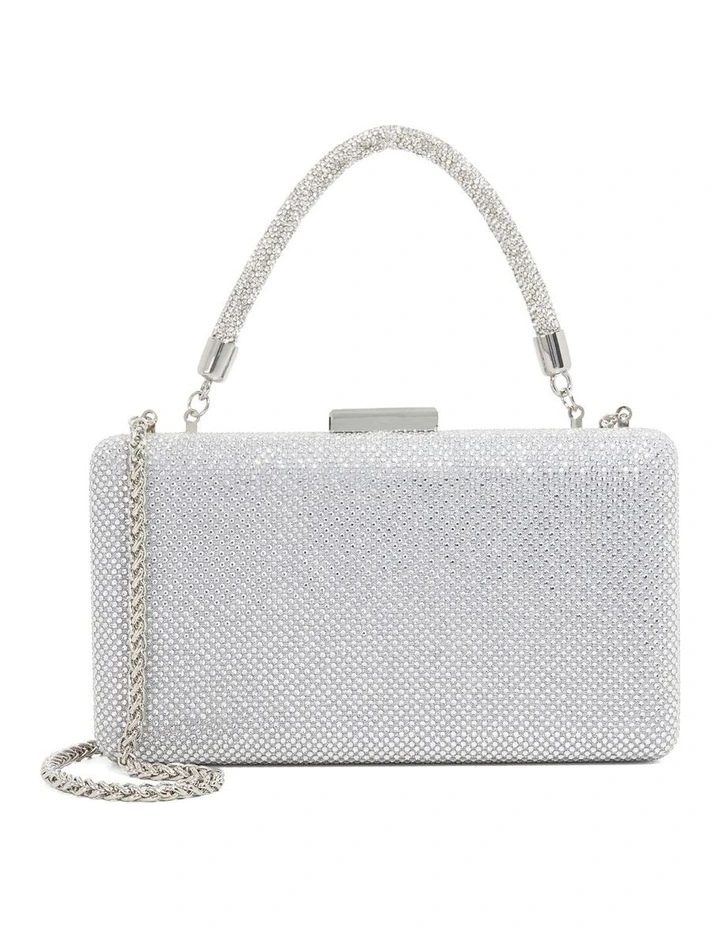 Dune London Beaut Hard Clutch In Silver | MYER