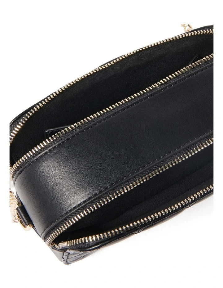 Forever New Elena Quilted Camera Bag in Black | MYER