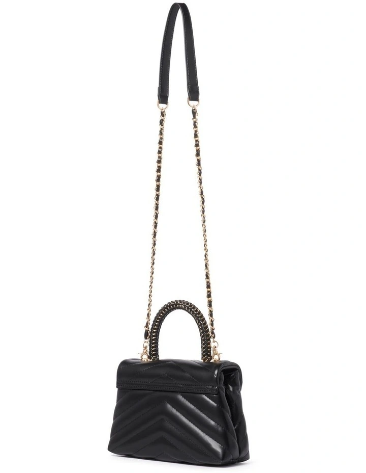 Forever New Heather Weave Top Handle Bag in Black | MYER