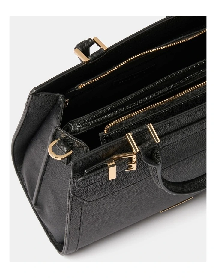 Forever New Zoe Medium Tote Bag in Black | MYER