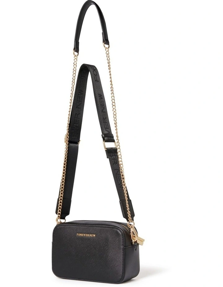 Forever New Eva Camera Multi Strap Bag in Black | MYER