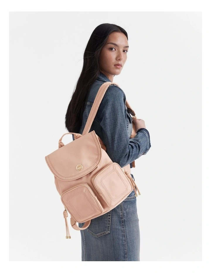 Mimco Nextalgia Backpack in Almond | MYER