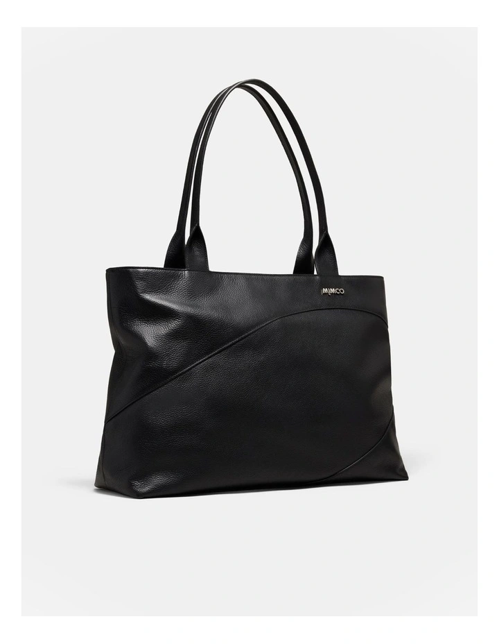 Mimco Solar Tote Bag in Black Silver | MYER