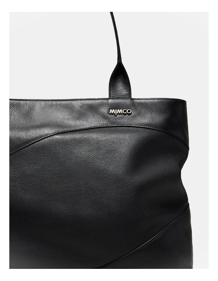Mimco Solar Tote Bag in Black Silver | MYER