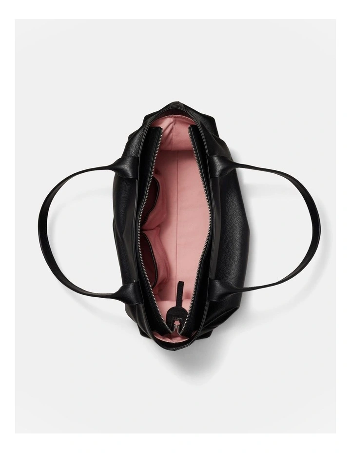 Mimco Solar Tote Bag in Black Silver | MYER