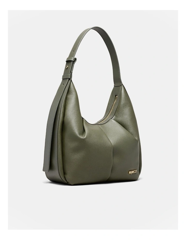 Mimco Donna Small Zip Hobo Bag in Sage | MYER