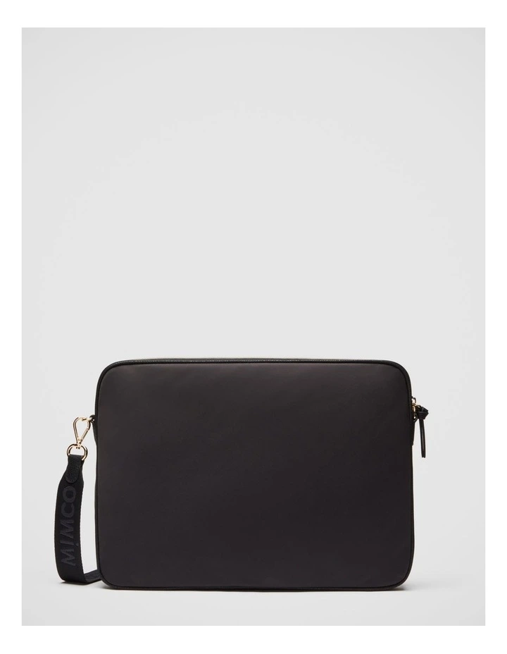 Mimco Classico Laptop Bag in Black Light Gold | MYER
