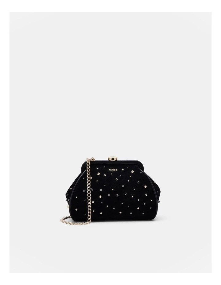 Mimco Ziggy Special Edition Crossbody Bag in Black Light Gold | MYER