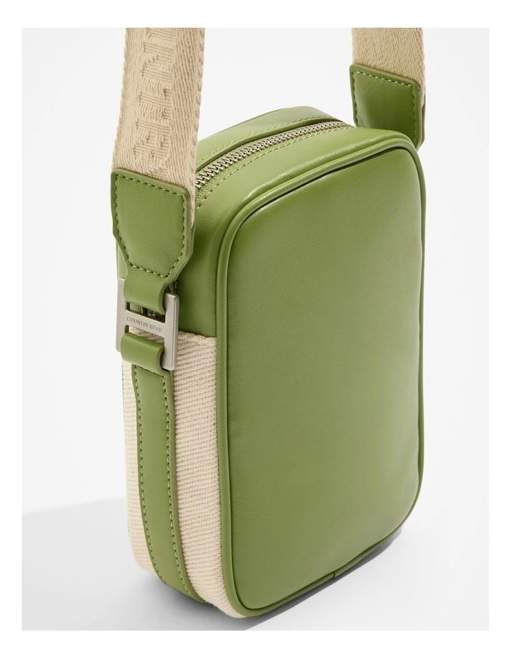 Country Road Webbing Zip Mini Crossbody Bag in Cactus | MYER