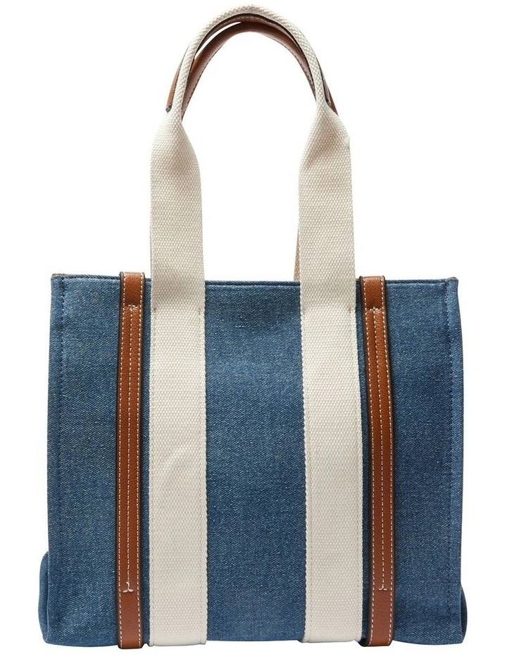 Ravella Sadie Bag in Denim/White | MYER