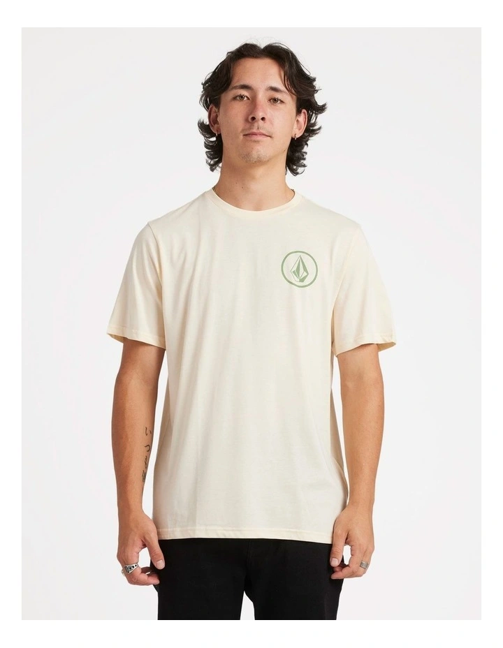 Volcom Mini Circle Short Sleeve T-shirt in Yellow | MYER