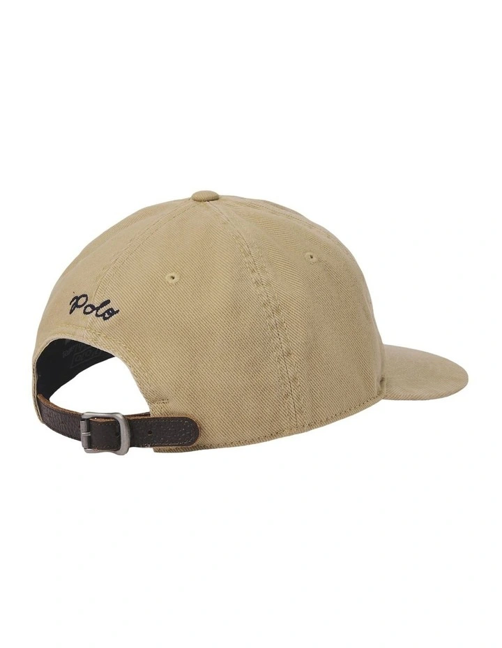 Polo Ralph Lauren Appliqued Twill Ball Cap in Beige | MYER