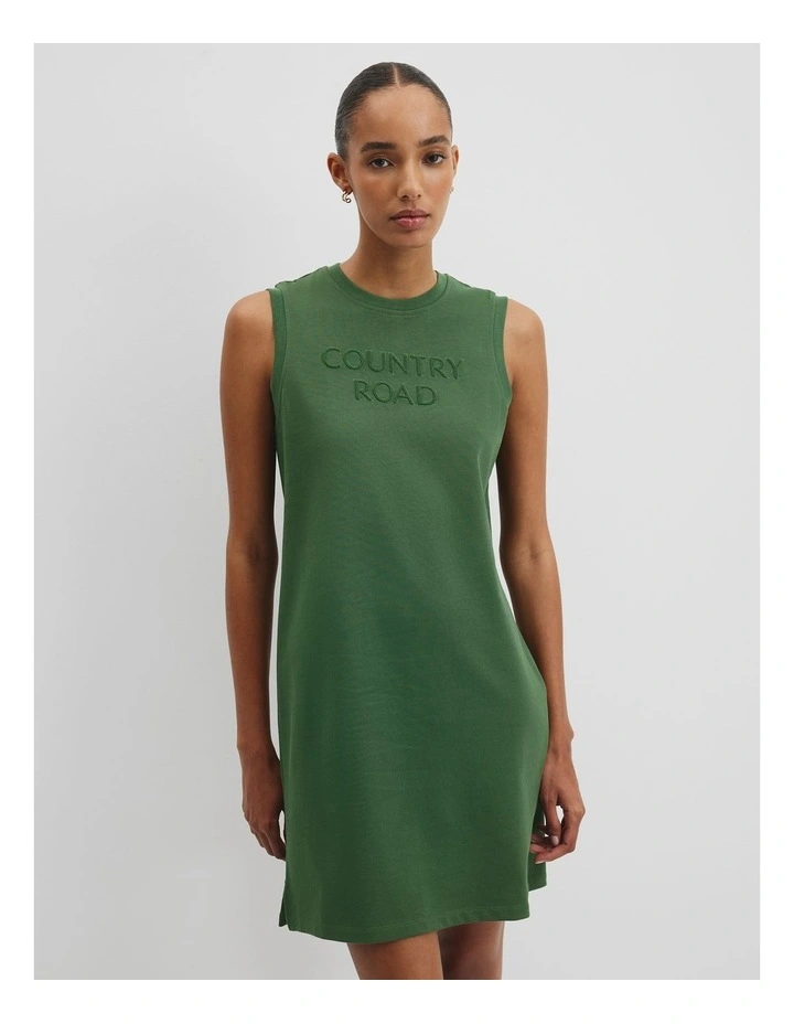 Country Road Australian Cotton Cr Dress in Fern | MYER
