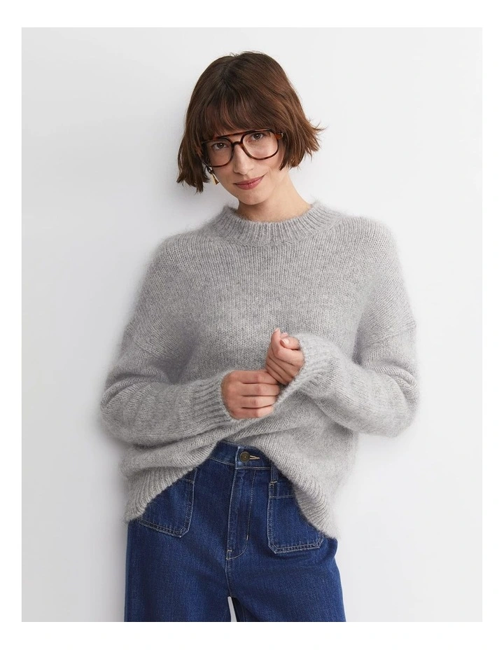 Sportscraft Sarish Chunky Sweater in Grey | MYER
