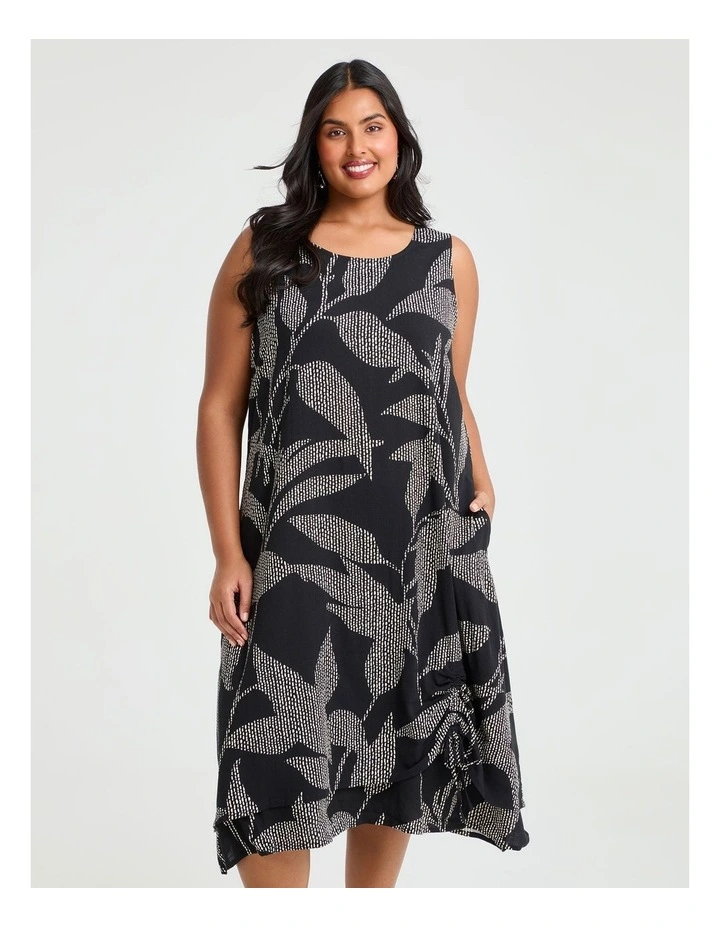 Taking Shape Natural Garcia Dress in Print | MYER