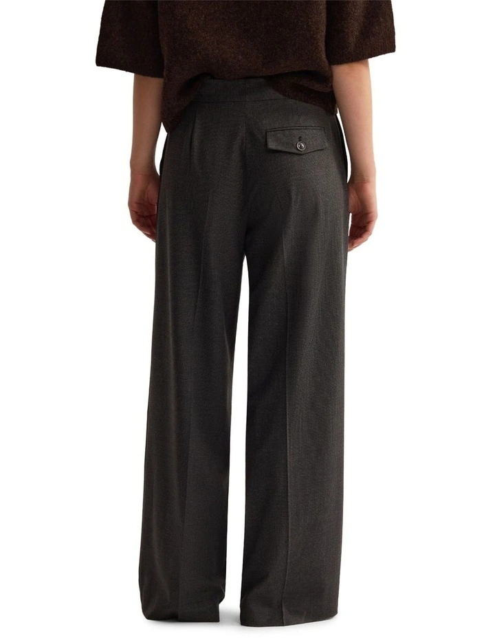 Oxford Belle Checked Pant in Charcoal | MYER