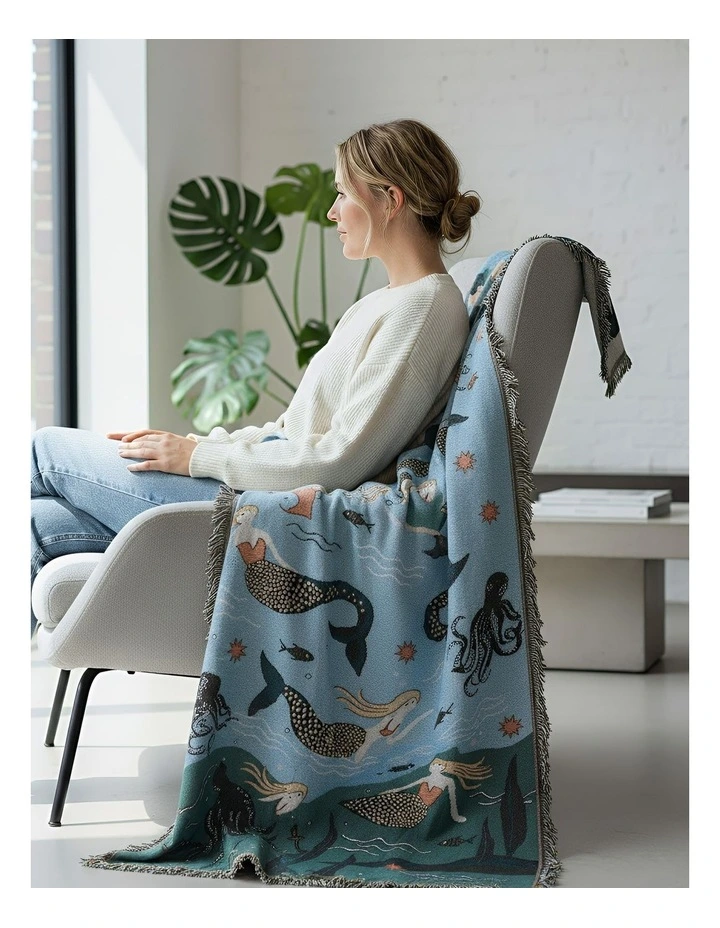 Anycozy Throw Blanket 130*160cm in Blue | MYER