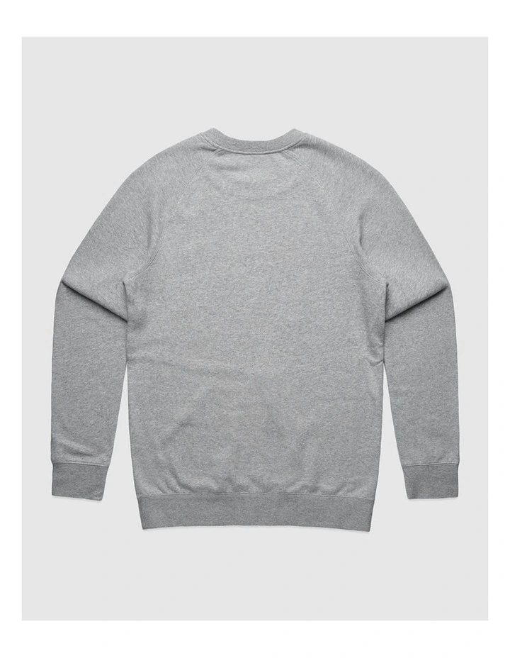 Vacancy Co Polaroid Rise Crewneck Sweater in Grey | MYER
