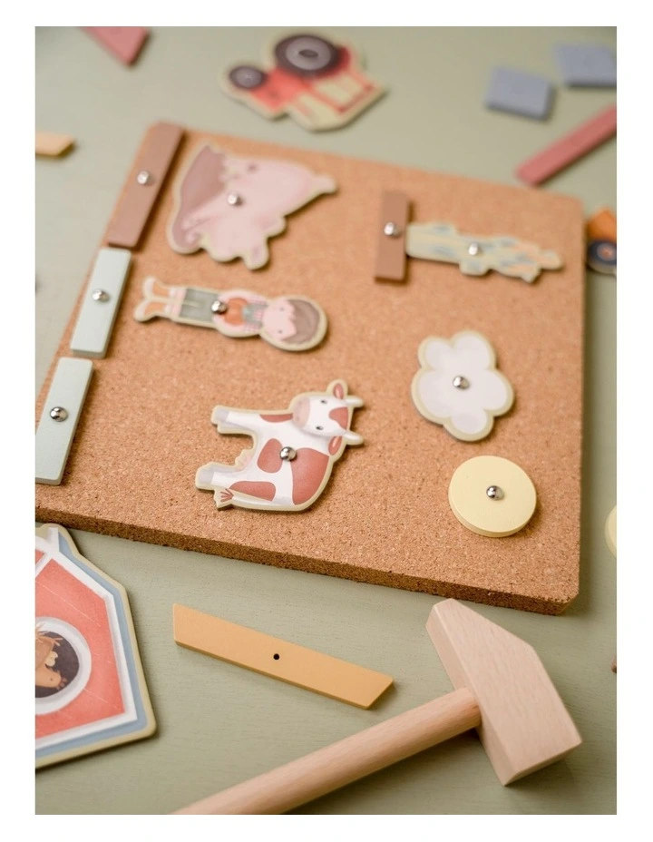 Little Dutch Little Farm Tap Art Set In Multi | MYER