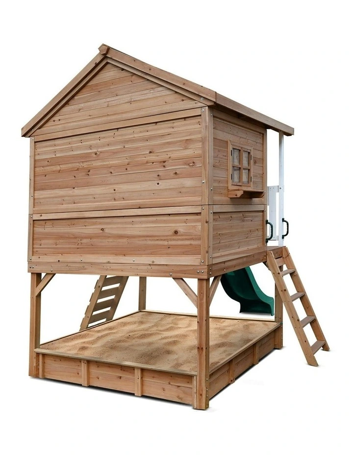 Lifespan Kids Winchester Cubby House With 1.2m Elevation Platform And 2 ...