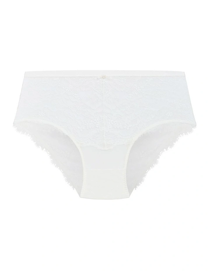 City Chic Lara Hi Brief in Ivory | MYER