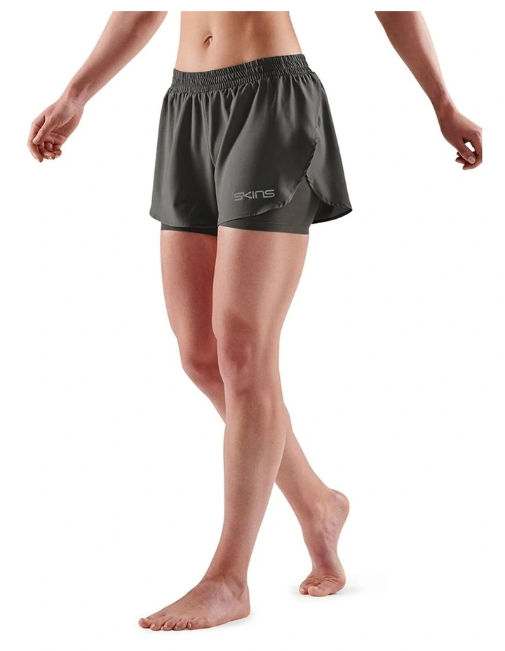 SKINS Series-3 Gym Superpose Tight in Charcoal | MYER