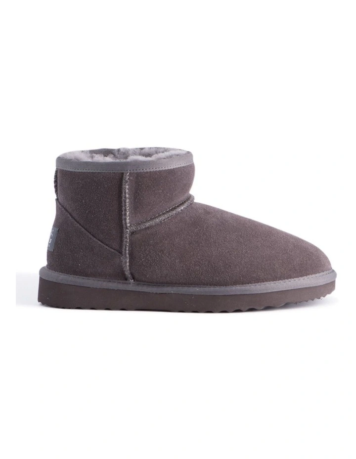 Aus Wooli Ugg Women Short Sheepskin Ankle UGG Boot Grey | MYER