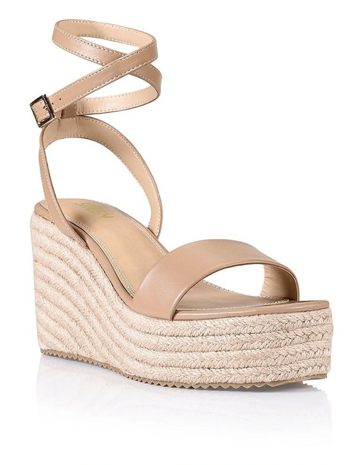 SIREN Sully Rope Wedges in Nude | MYER