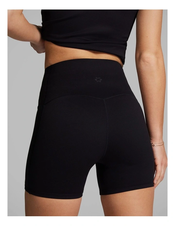 Rockwear Coreform Mid Thigh Bike Shorts Black | MYER