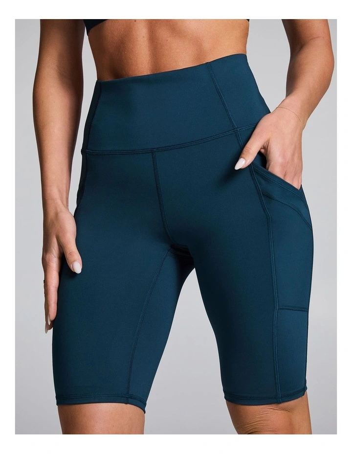 Rockwear Olympia Pocket Bike Shorts Ink Green | MYER