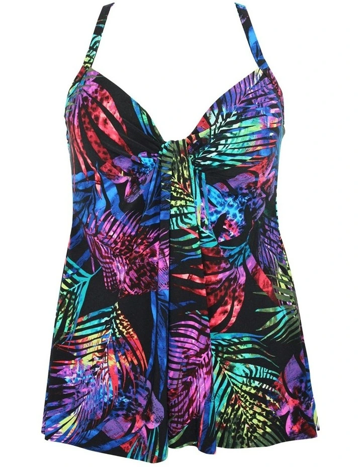 Miraclesuit Swim Tropicat Marina Underwired Padded Tankini Top in Multi ...