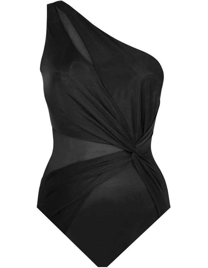 miraclesuit Swim Network Minx Underwire One Shoulder Shaping Swimsuit ...