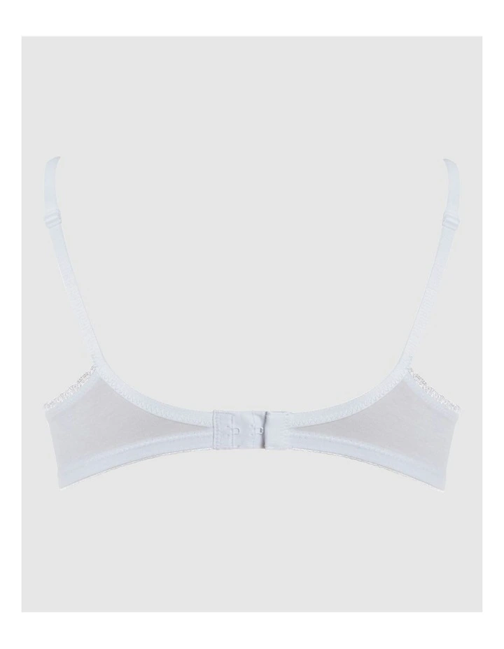 Royce Lingerie My First Bra Pure Cotton & Lace Bra 2 Packs in White ...