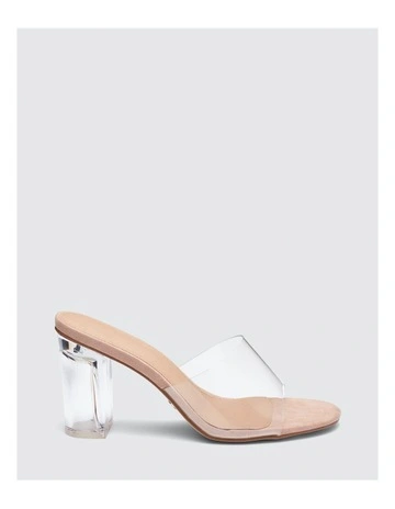 Novo Shoes Ferraz Mule Heel In Clear | MYER