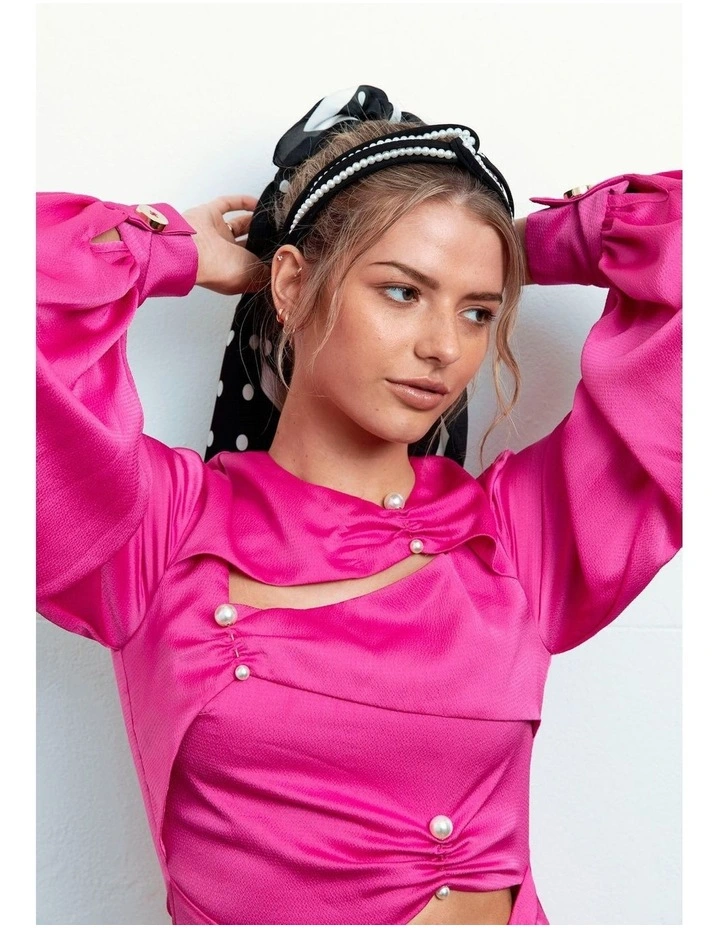 Morgan & Taylor Halsey Scarf in Black | MYER