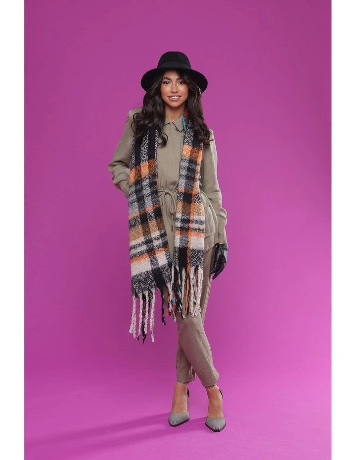 Morgan & Taylor Kori Scarf in White | MYER