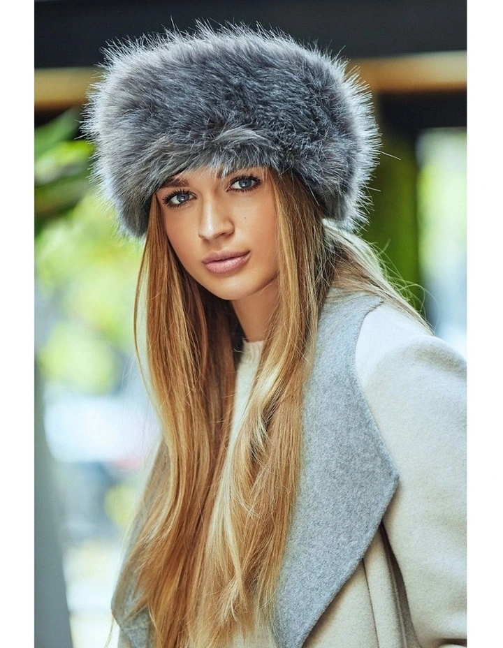 Morgan And Taylor Xenia Headband In Grey Myer