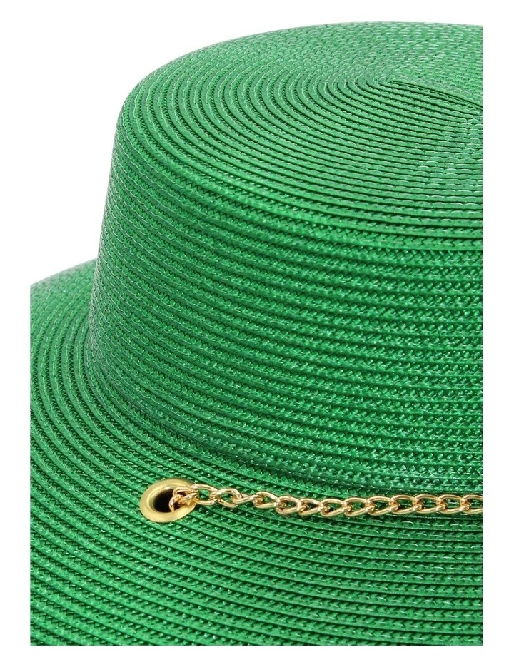 Morgan & Taylor Jolie Droop Hat in Emerald Green | MYER