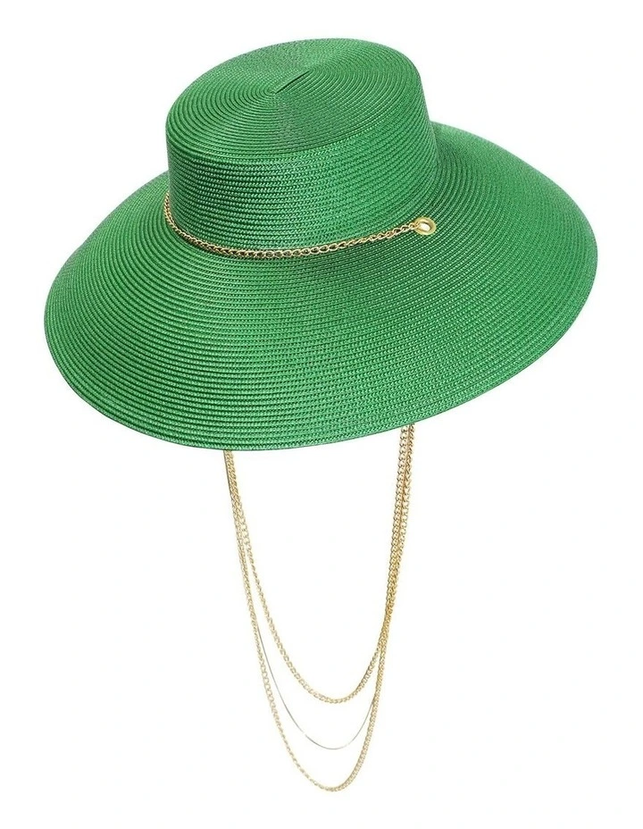 Morgan & Taylor Jolie Droop Hat in Emerald Green | MYER