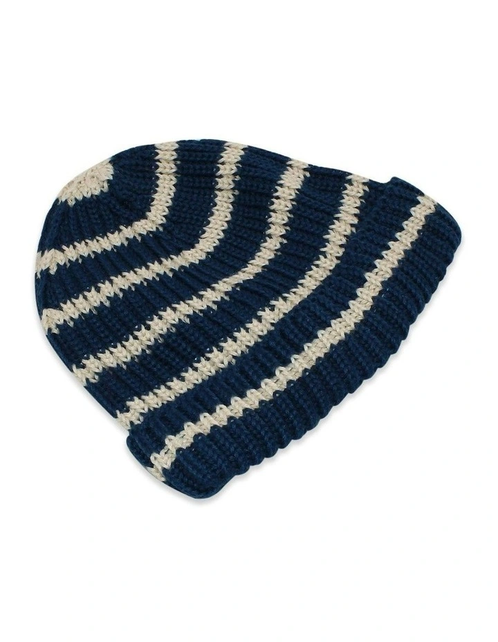 Morgan & Taylor Mini Rowan Mini Beanie in Navy | MYER