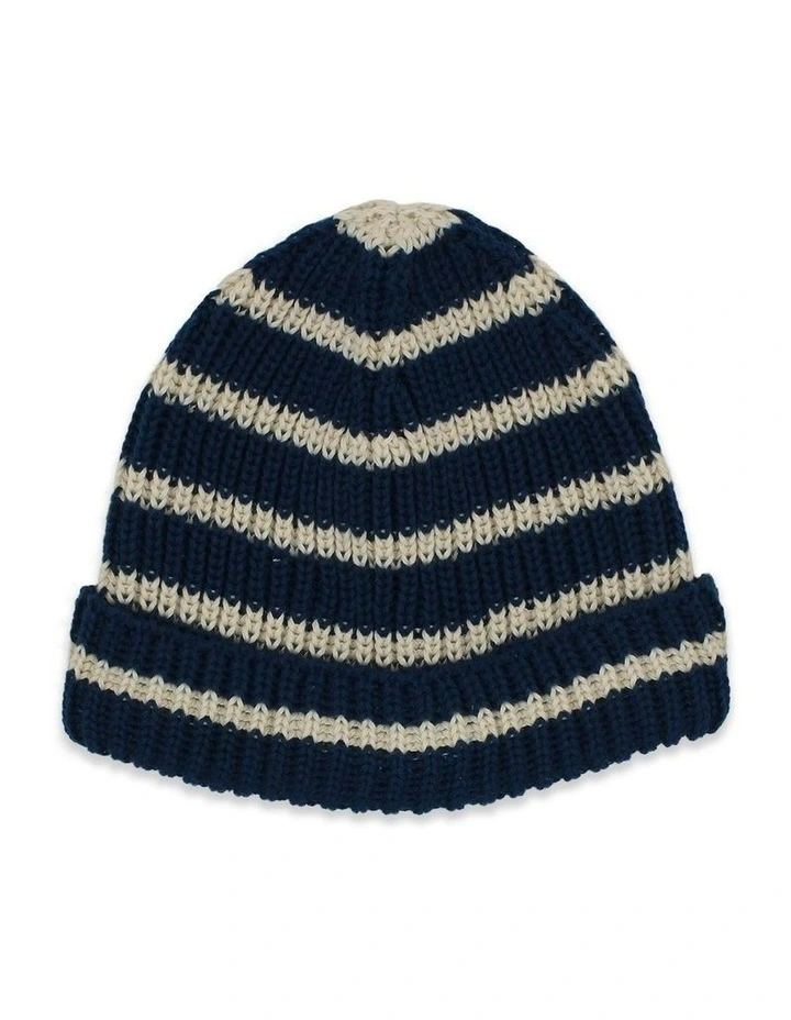 Morgan & Taylor Mini Rowan Mini Beanie in Navy | MYER