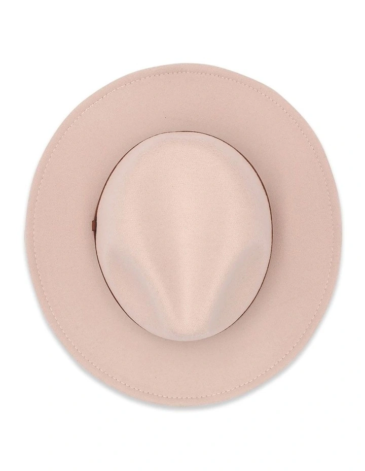 Tate & Barlowe Hudson Polyester Felt Fedora in Beige | MYER