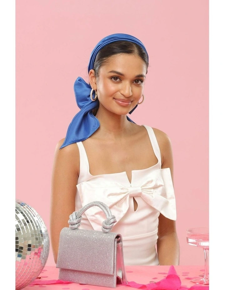 Morgan & Taylor Chiara Headband in Cobalt Blue | MYER