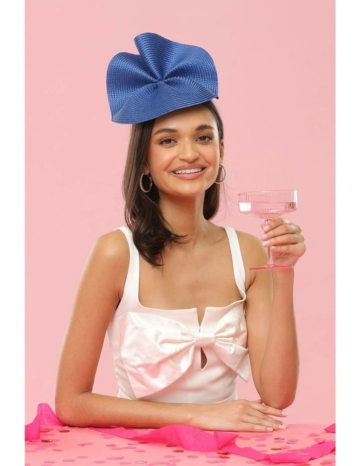 Morgan & Taylor Zaria Fascinator in Cobalt Blue | MYER