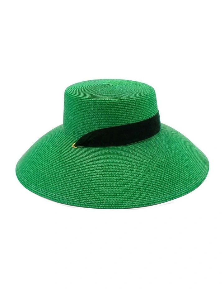 Morgan & Taylor Sandra Droop Racewear Hat in Emerald Green | MYER