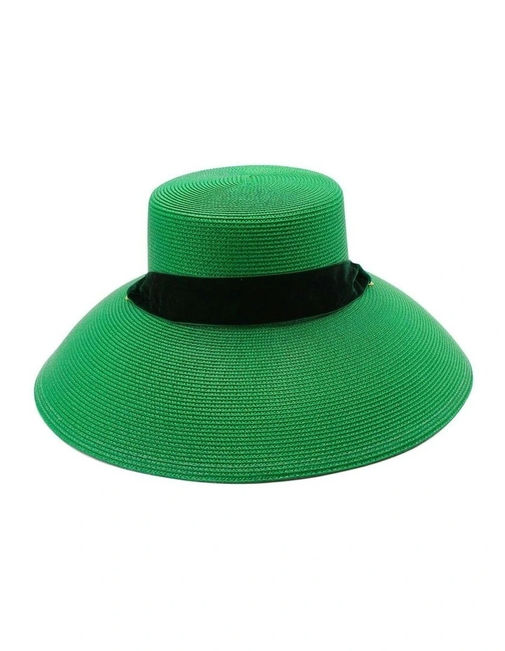 Morgan & Taylor Sandra Droop Racewear Hat in Emerald Green | MYER