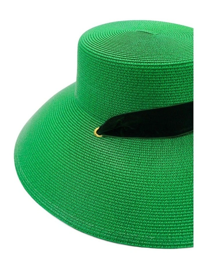 Morgan & Taylor Sandra Droop Racewear Hat in Emerald Green | MYER