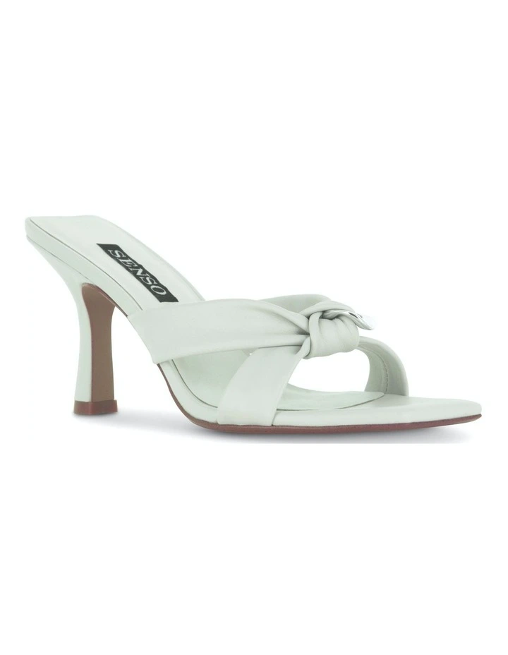 Senso Umbra Heeled Mules in White | MYER