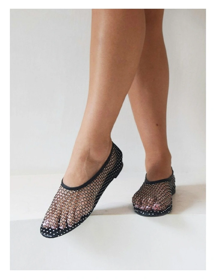 Senso Clarissa Ballet Flats in Ebony Mesh | MYER